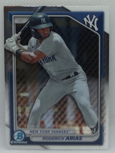 2024 Bowman Chrome Roderick Arias Prospect New York Yankees BCP-100 NYY ...