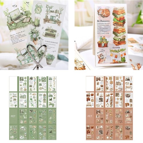 Scene Sticker Aesthetic Sticker Scrapbooking Decorative Sticker for ...