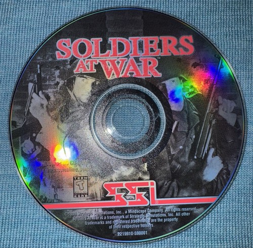 1998 Soldiers At War PC Windows 95 SSI Game | eBay