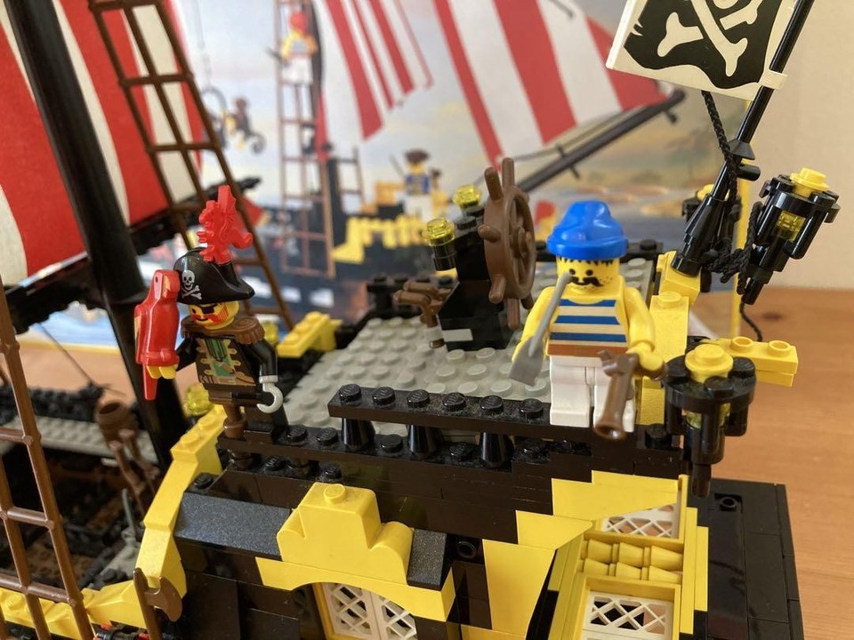 Rare Lego 6285 Black Seas Barracuda Vintage Pirate Ship 1989 Legoland ...