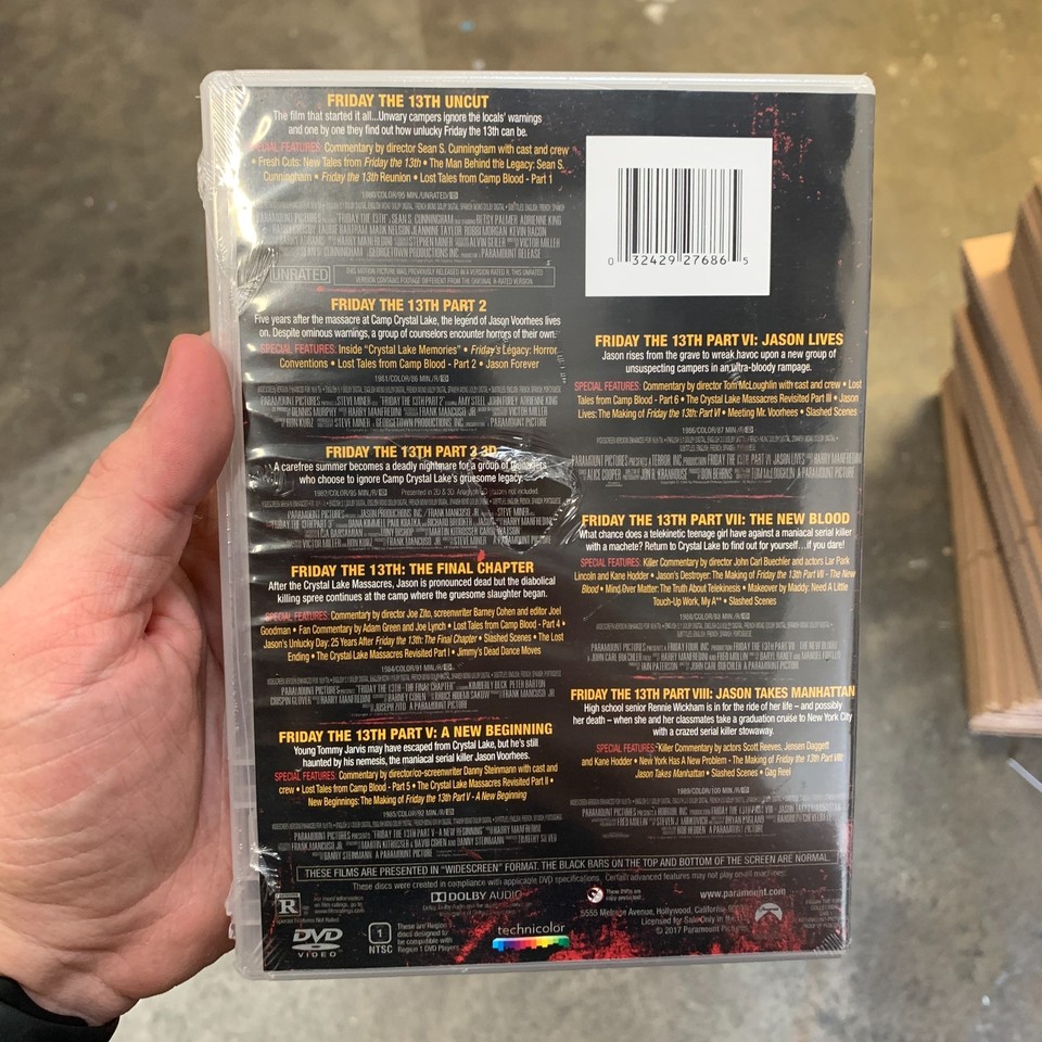 FYE Exclusive Friday the 13th DVD Collection with Metal Lunch Box | eBay