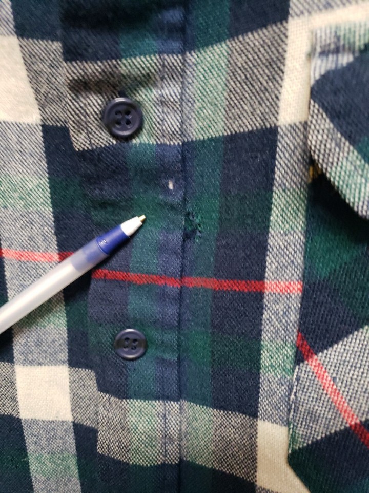 Sports Afield Men Flannel Shirt Size XL Green Black Red Gray Plaid ...