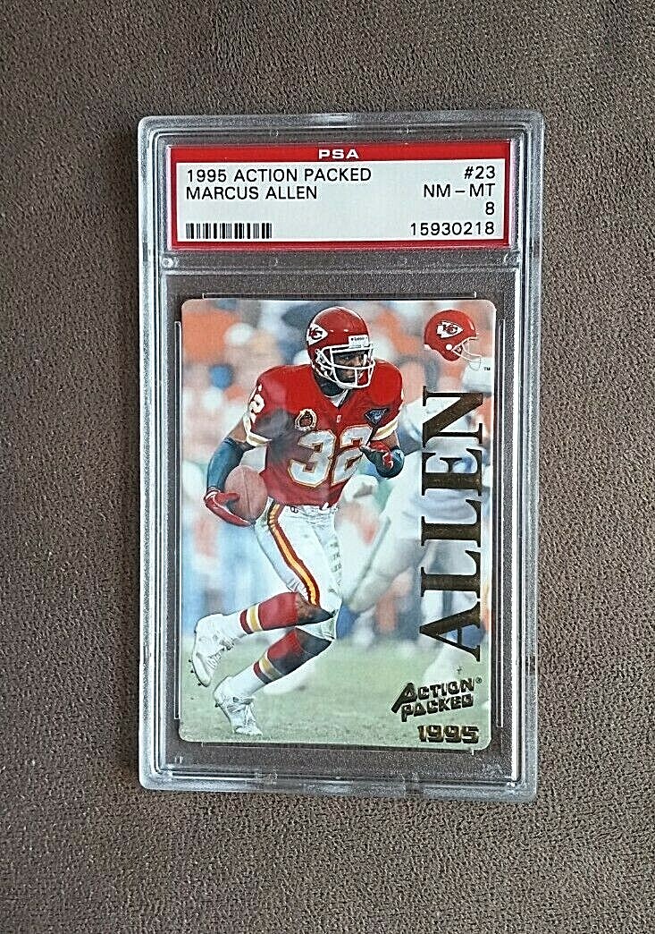 1995 Action Packed Marcus Allen Card #23 PSA Graded 8 NM-MT | eBay