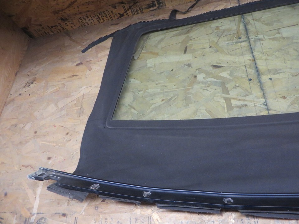 FORD MUSTANG CONVERTIBLE REAR WINDOW BACK GLASS excellent fabric ...