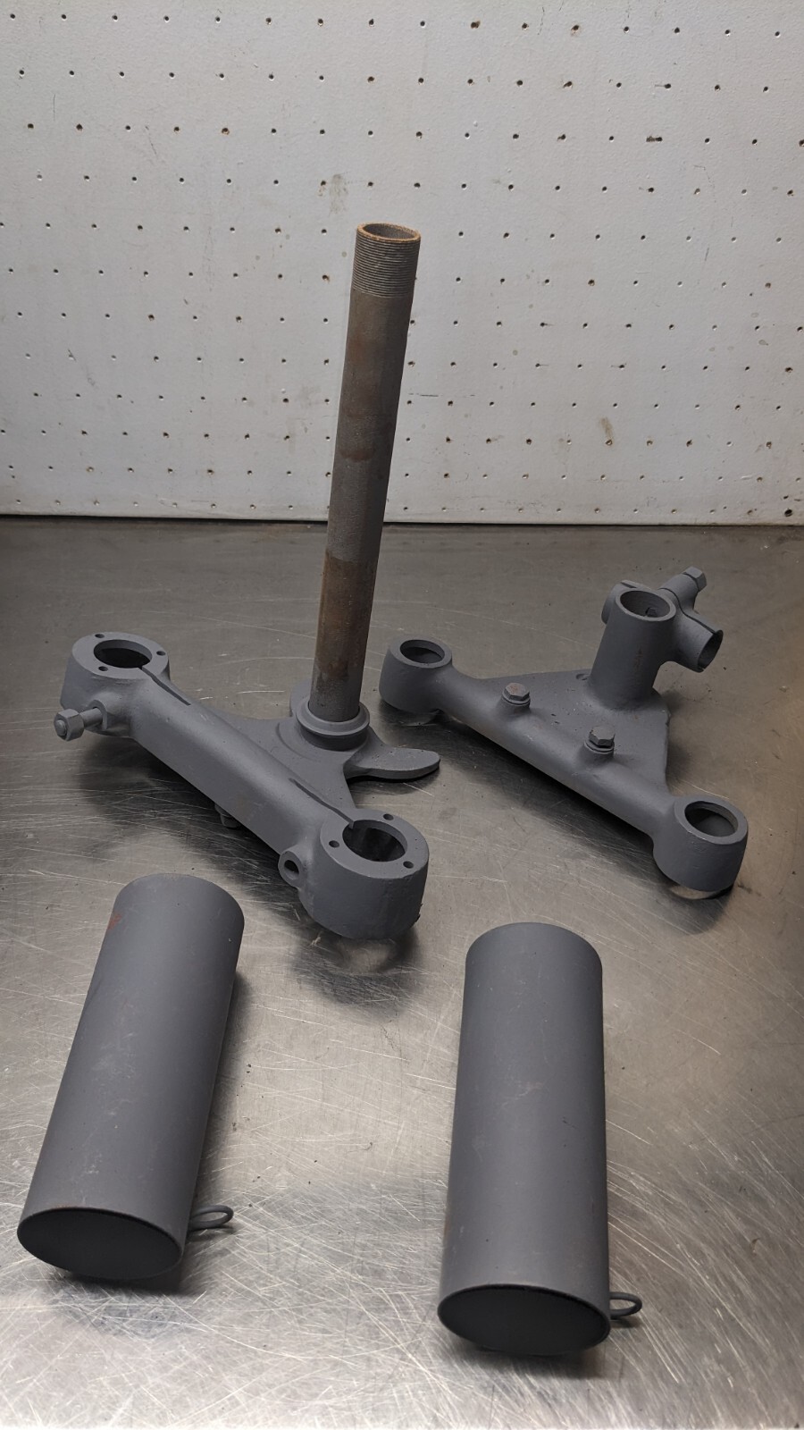 Matchless AJS fork Triple Tree G3L british motorcycle Leg Covers 42 ...