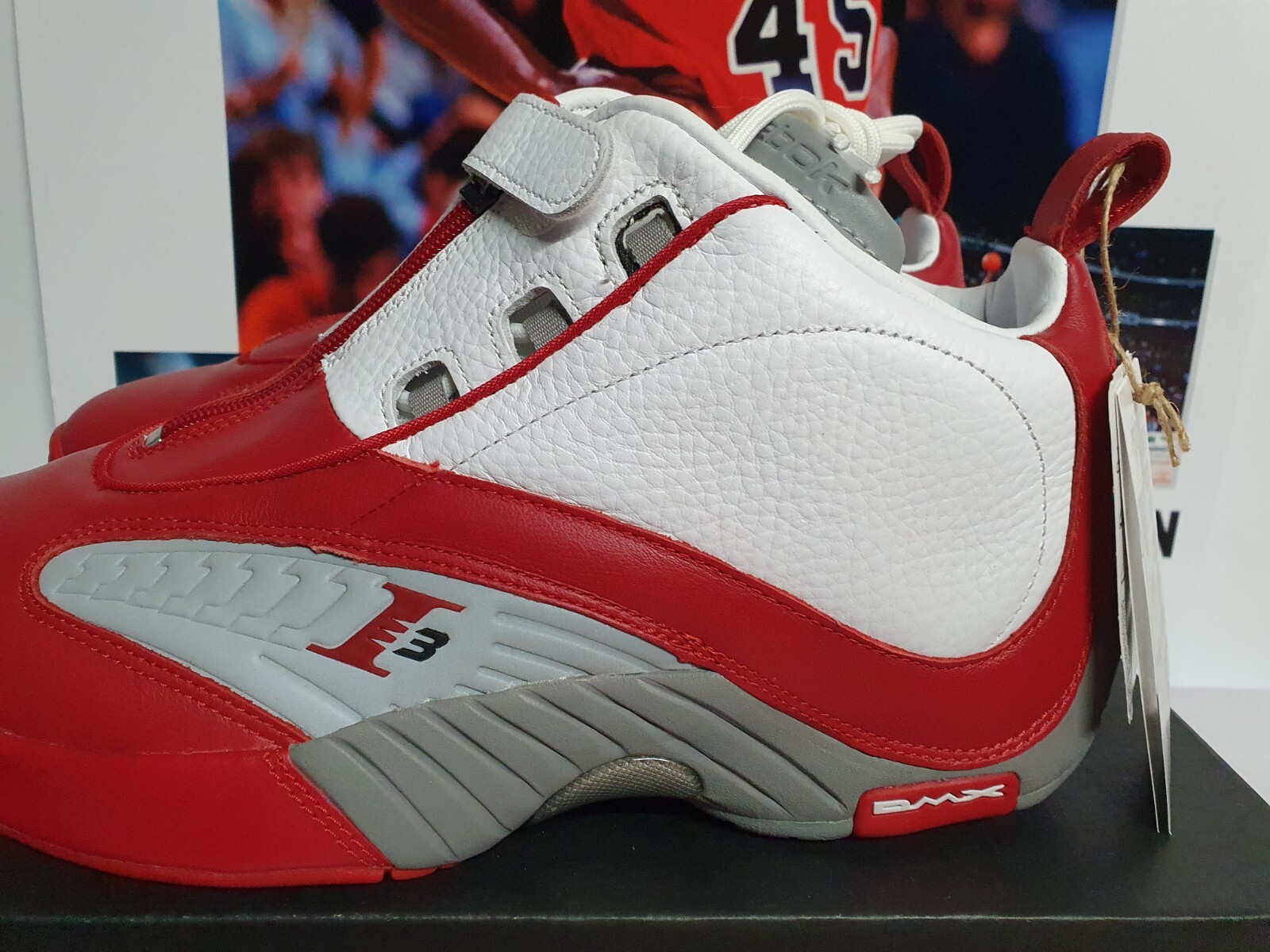 Reebok Answer IV 4 OG 20th Anniversary White Red Men’s UK 9 EUR 43 ...