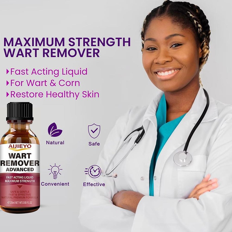 Wart Remover Liquid,Fast Acting to Remove Common and Plantar Warts ...