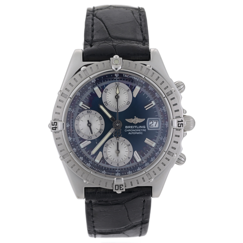 Breitling Chronomat A13352 Blue Dial 40mm Automatic Men's Watch | eBay