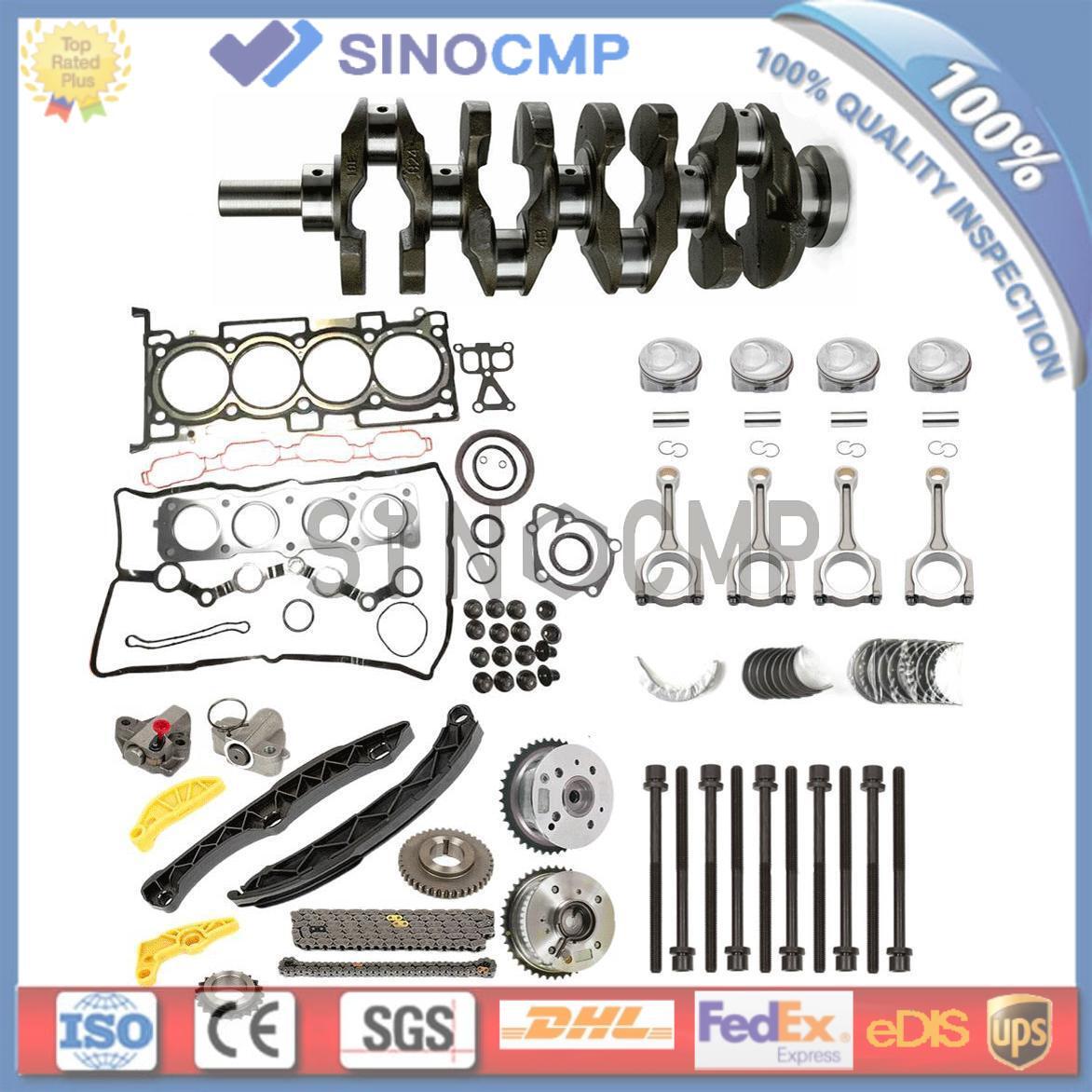 G4KJ Engine Overhaul Rebuild Kit & Crankshaft/Piston/Timing Fit HYUNDAI ...