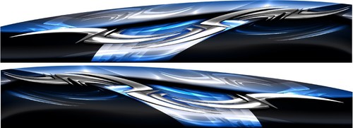 Boat Car Truck Trailer flames Graphics Decals Trailer Vinyl Stickers ...