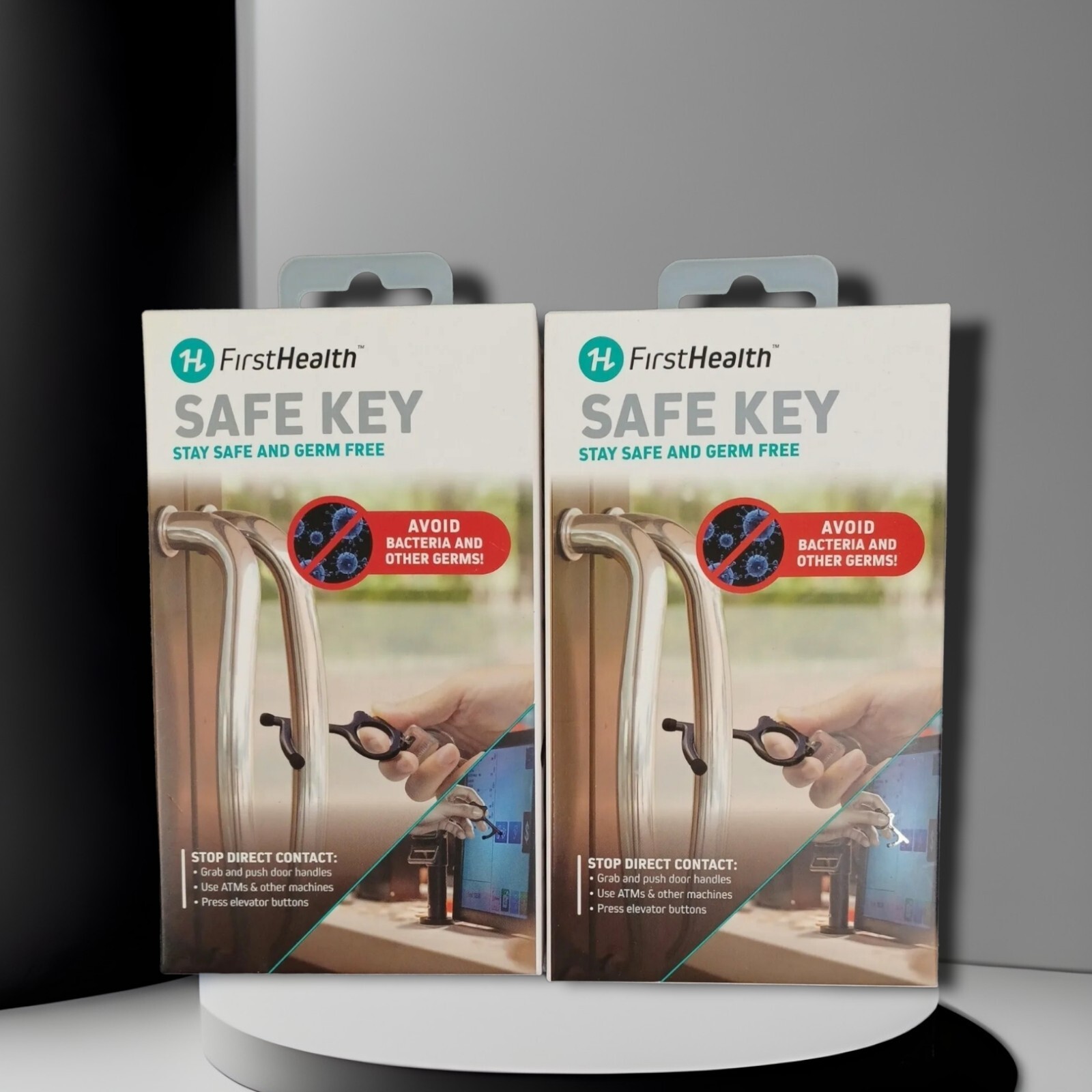 2 No Touch Key Door Opener Tool Germ Elevator Buttons Credit Card ATM ...