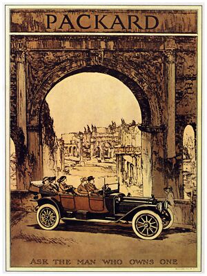3771.Packard Automobile Poster Ad.Vintage Art Decor Car shop interior ...