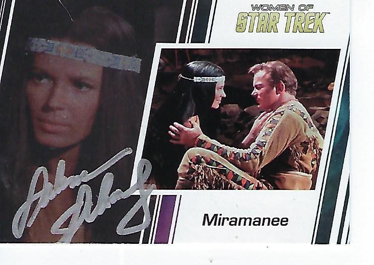 SABRINA SCHARF SIGNED 2017 WOMEN OF STAR TREK #24 - MIRAMANEE | eBay