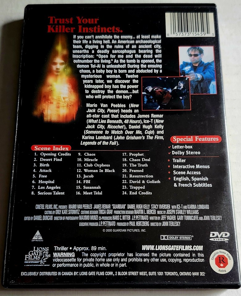 Guardian (DVD, 2001, Canadian) 57373154595 | eBay