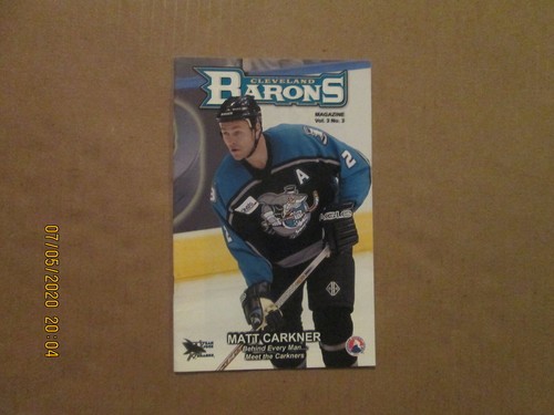 AHL Cleveland Barons Vintage Defunct Circa 2000-04 Team Logo Hockey ...