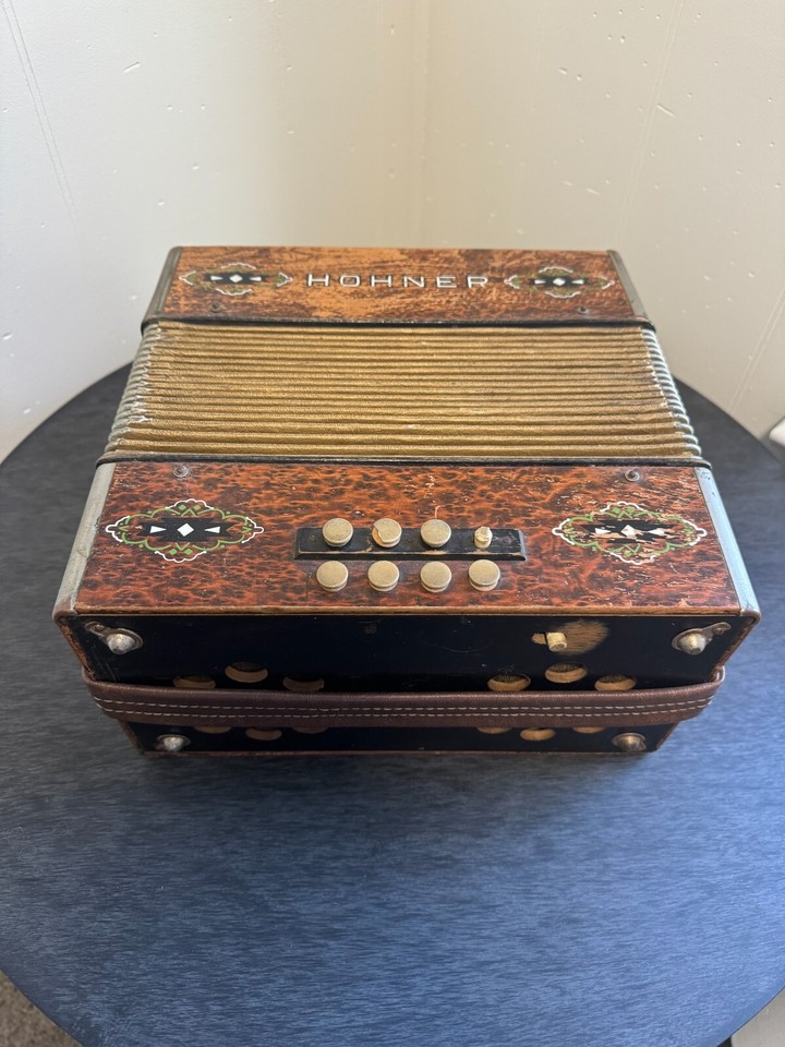 Vintage Hohner Button Accordion | eBay