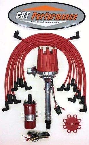 Chevy SBC BBC Ready to Run Distributor 327-454 45K COIL WIRES OVER ...