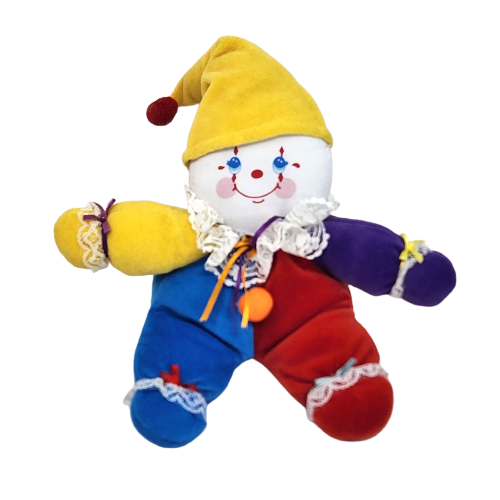 VINTAGE RUSS BERRIE COCO THE CLOWN LUV PETS STUFFED ANIMAL PLUSH TOY ...