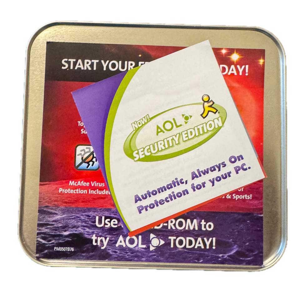 Vintage 2004 Planet AOL CD ROM AOL 1175 Hours, 10 Games Free, Unused ...