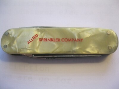 Solingen Germany folding Mens knife MoP "Allied Sprinkler Company" | eBay