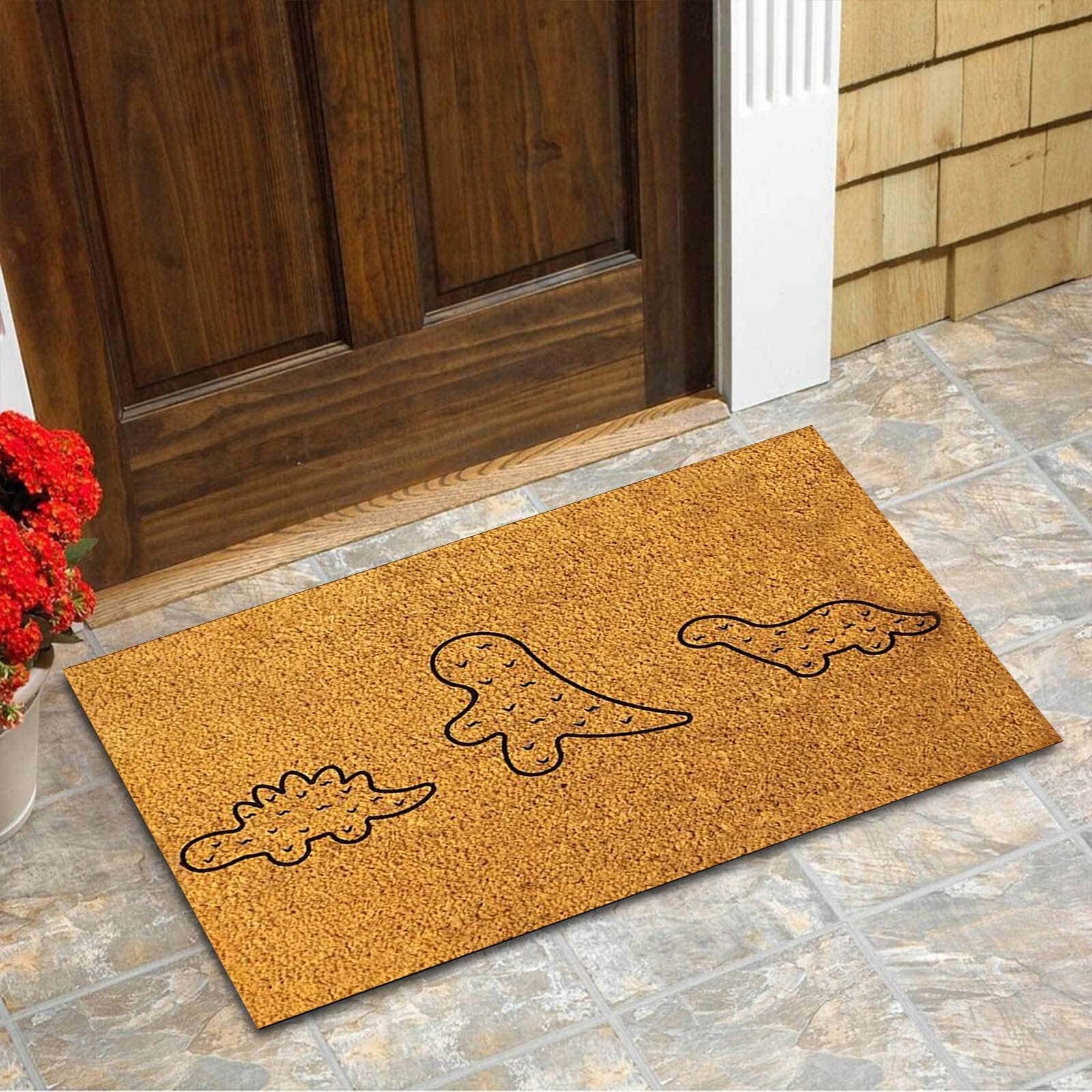 Funny Little Dinosaur Door Mat Anti Slip Dirty Door Rug Entrance Front ...