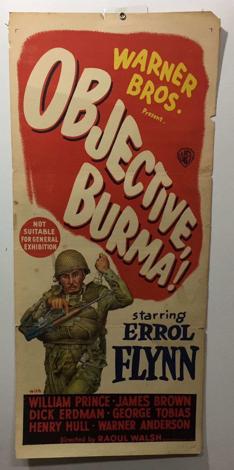 ORIGINAL DAYBILL MOVIE POSTER - OBJECTIVE, BURMA! - 1945 | eBay