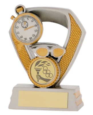 Swimming Trophies Resin Goggles and Stopwatch Trophy 3 Sizes FREE ...