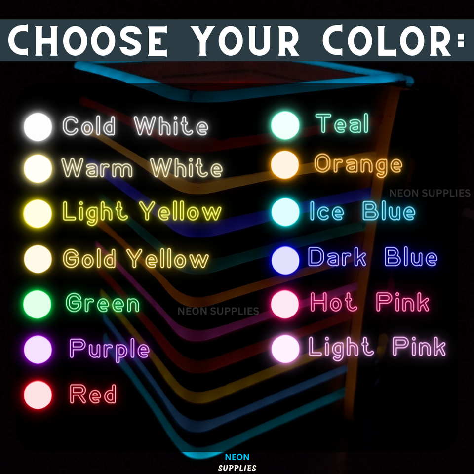 Any Text HERE Name Signs Personalized LED Neon Light Sign Custom Made ...