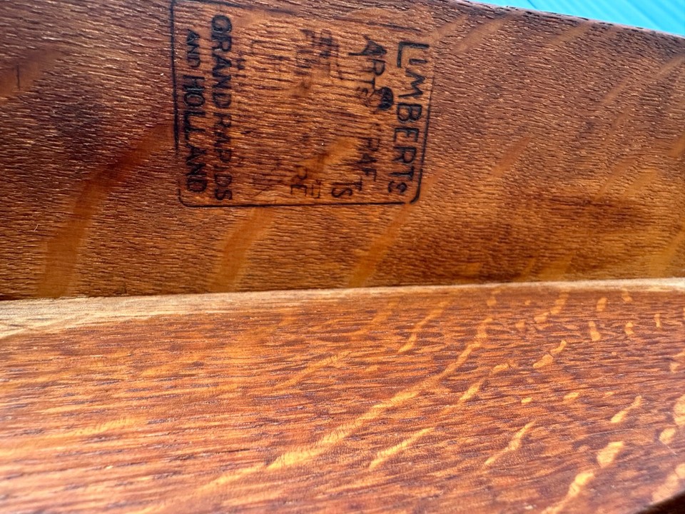 ANTIQUE RARE model 569 by Charles LIMBERT SETTLE Stickley era w7060 | eBay