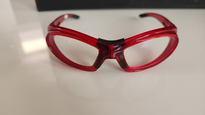 New • Hilco Leader • T-Zone • ASTM F803 • Sports Goggles • Red Glasses ...