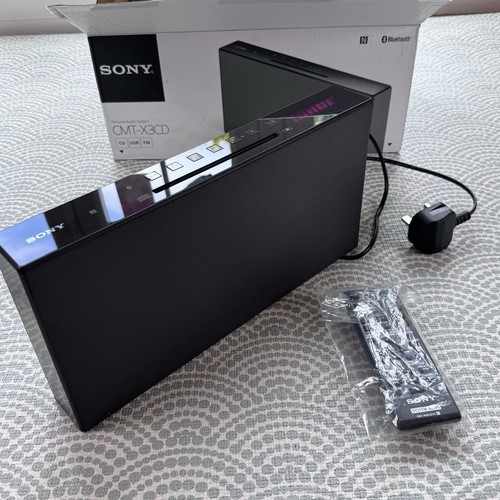Sony CMT-X3CD Hi-Fi Stereo System With Bluetooth, CD, FM Radio, USB ...