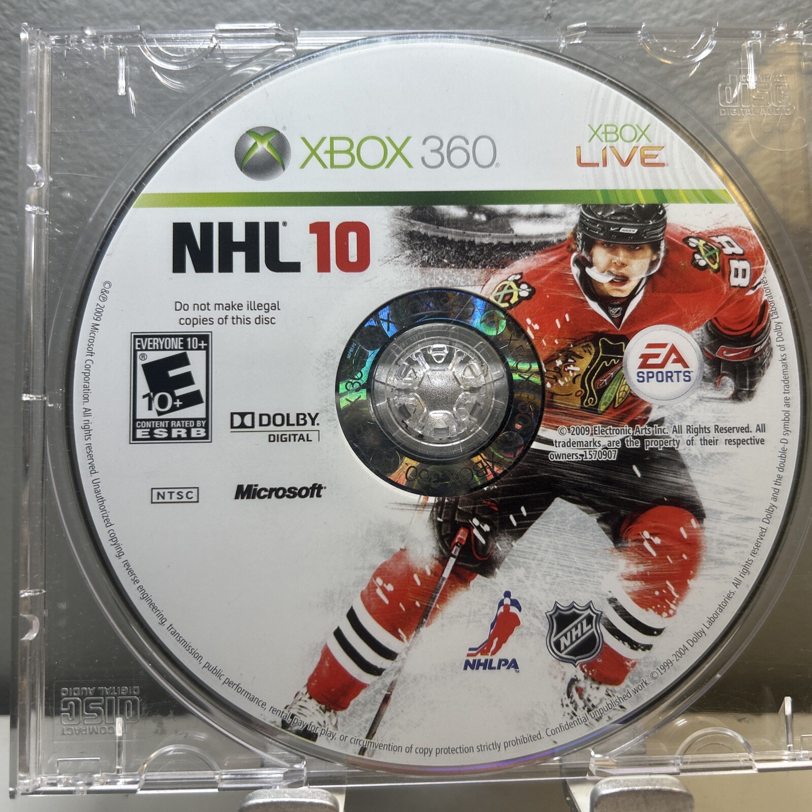 NHL 10 Xbox 360 2009 - DISC ONLY | eBay