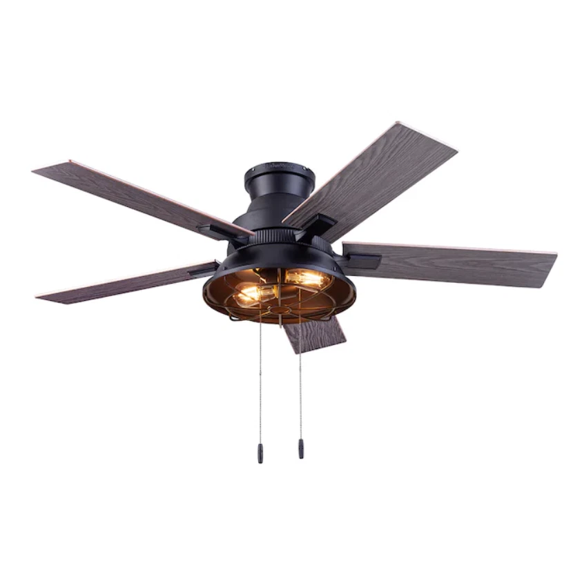 Low Profile Outdoor Ceiling Fan With Led Light | Shelly Lighting