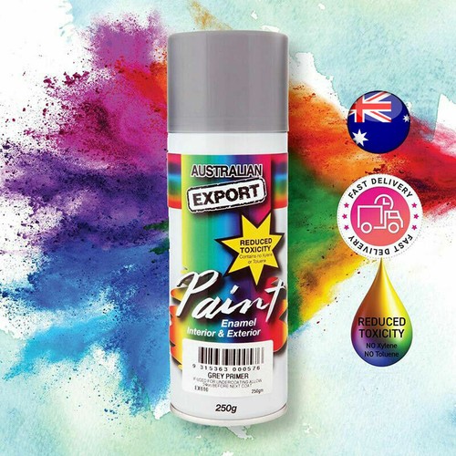 Australian Export Spray Paint Cans 250gm Grey Primer Fast Shipping AU ...