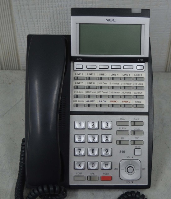NEC Ux5000 Ip3na-24txh Bluetooth Cordless Office Phone for sale online ...
