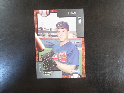 1992 Fleer Pro Cards Greenville Braves # 1147 Brian Bark Card Atlanta ...