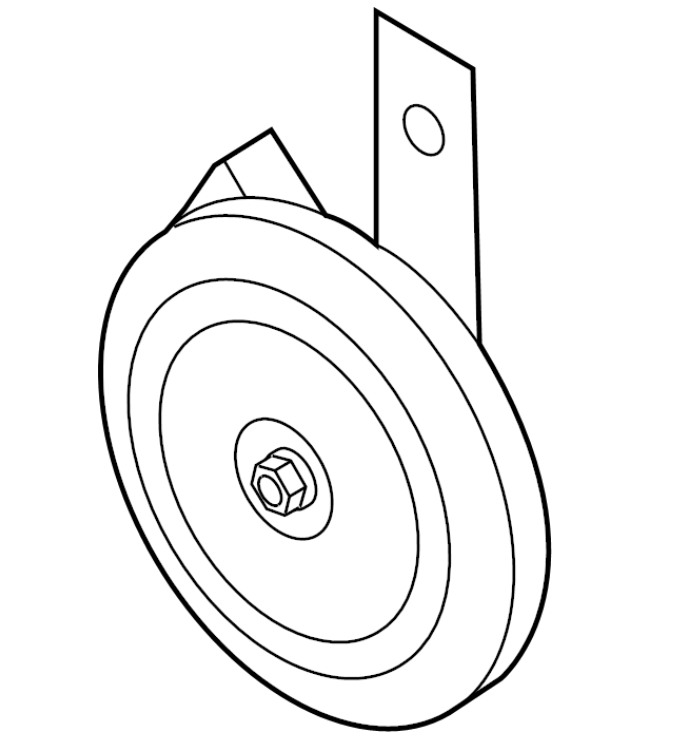 OEM 96611-BE000 HORN ASSY-Low PITCH Ems for Hyundai Kona 2024~2025 ...