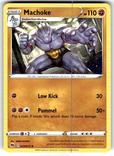 Pokémon TCG - NM - Machoke 025/073 - Uncommon | eBay