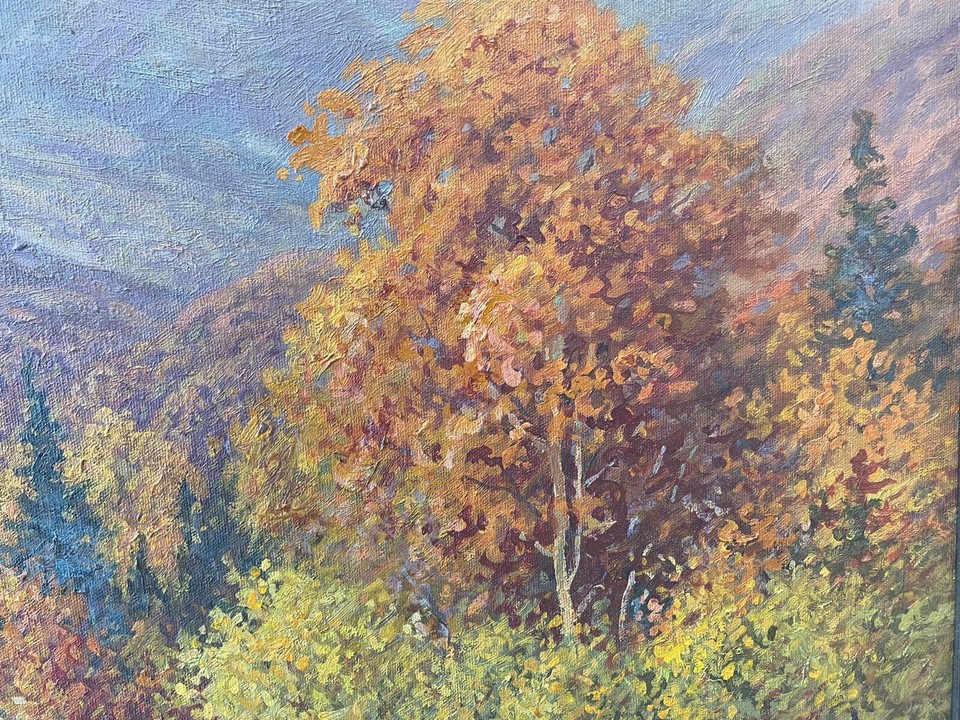William Paskell ( Massachusetts 1866-1951) Fall Landscape Mt. Chocorua ...