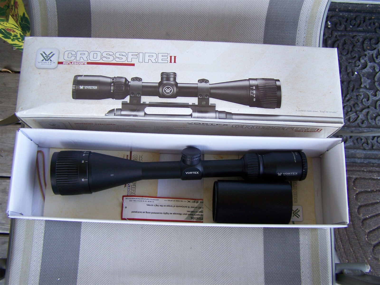 Vortex Crossfire II Rifle Scope 4-12X 50AO Dead Hold Reticle | eBay