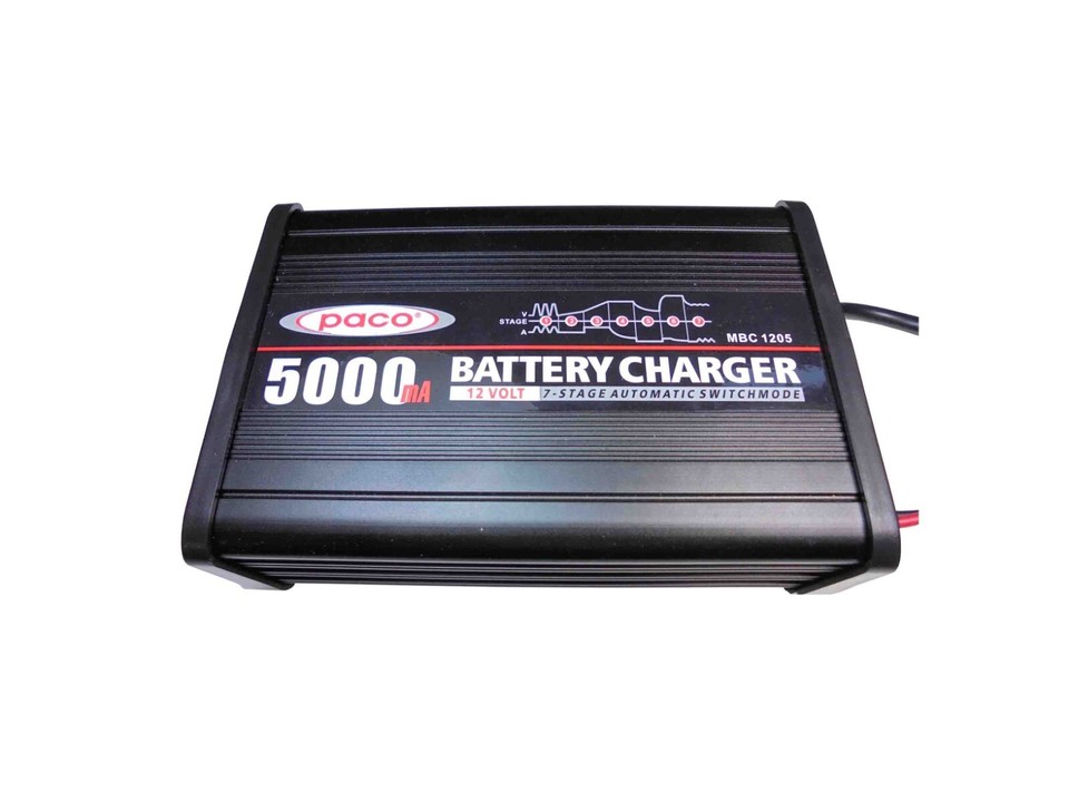 PACO AUTOMATIC BATTERY CHARGER FOR 12V LEAD ACID CALCIUM GEL & AGM ...