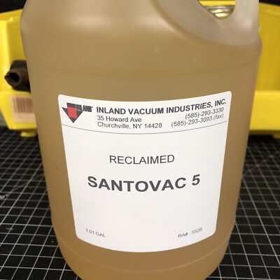 SANTOVAC 5 Polyphenyl Ether Diffusion Pump Fluid RECLAIMED! Multiple ...
