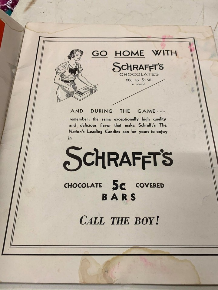 RARE Vintage Original 1937 World Series Program New York Yankees NY ...