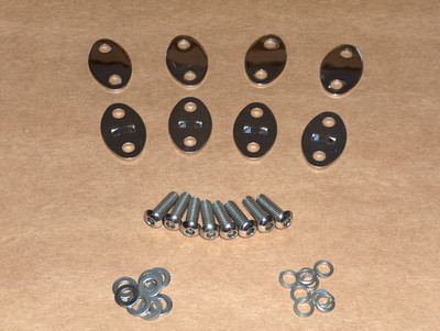 Norton STAINLESS Rocker Spindle Cover Kit COMPLETE w/bolts 750 850 ...