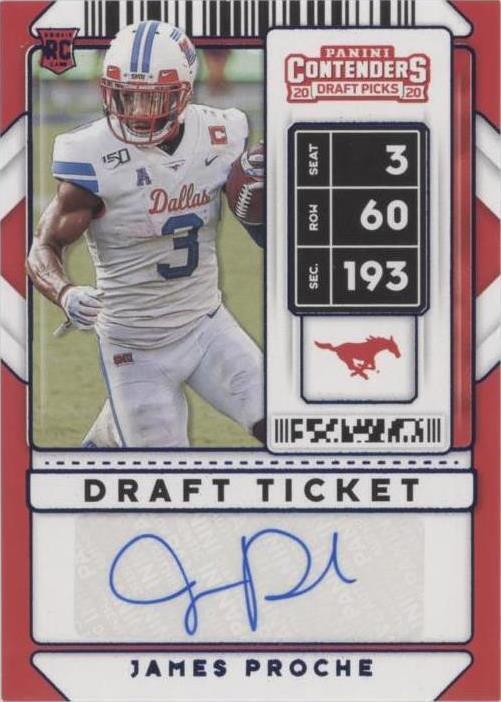 2020 Panini Contenders Draft Picks - College Ticket Autographs James ...