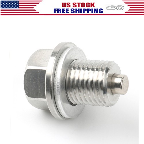 Stainless Steel Engine Oil Drain Plug with Neodymium Magnet M14 x 1.5MM ...