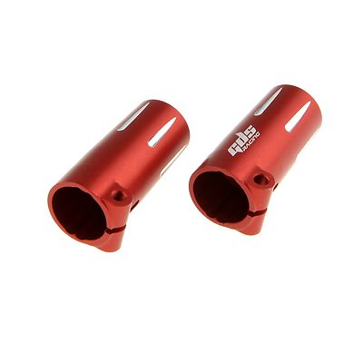 GDS Racing Alloy Rear Hubs/Axle Lock-Outs Red for Axial SCX10 II | eBay