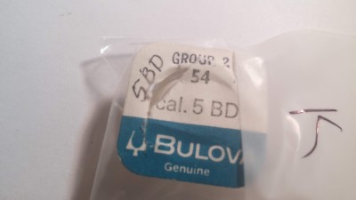 Bulova 5BD #54 Balance Complete Group 2, for watch repair | eBay