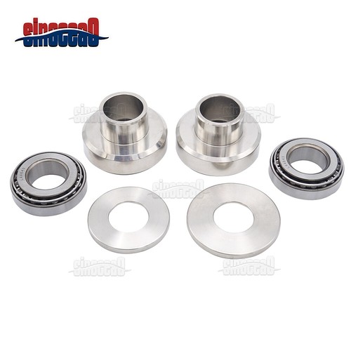 Chrome Fork Neck Cups Cup Set Bearings Race Kit For Harley Chopper ...