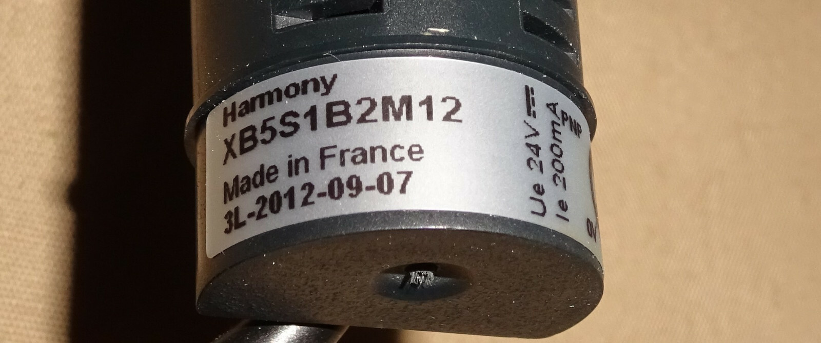 Schneider Electric XB5S1B2M12 Biometric Switch Harmony NEW | eBay